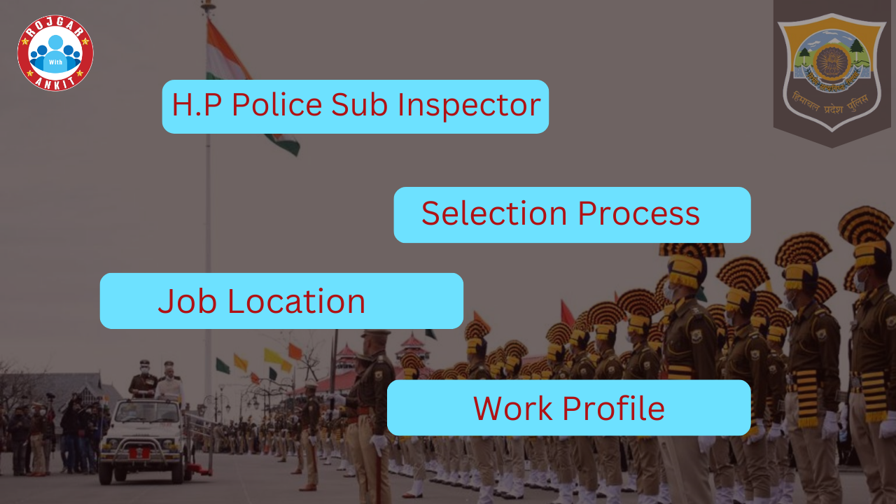 Himachal Pradesh Police Sub Inspector (SI) Vacancy Update : Job ...