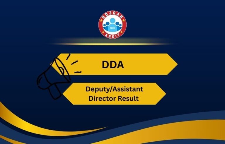DDA Deputy/Assistant Director Result