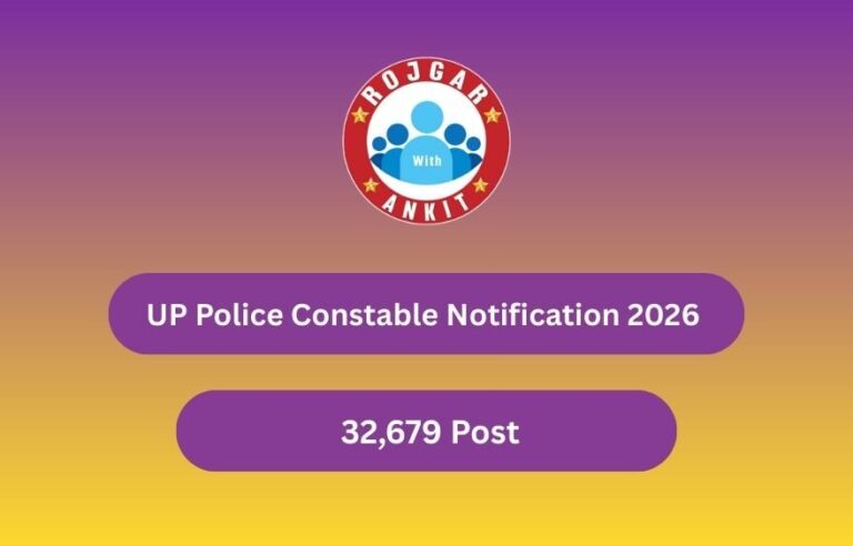 UP Police Constable Notification 2026 Out For 32,679 Post
